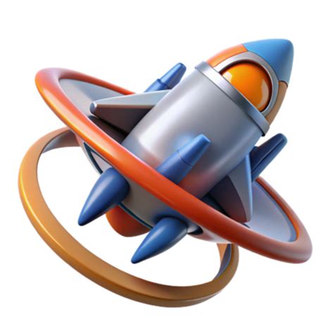 Dramatic Classic Orbiting Rocket 3d Model Animation Detailed 56744158 Png