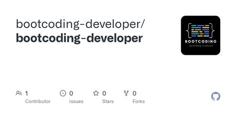 Github Bootcoding Developerbootcoding Developer