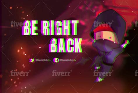 Make Animated Twitch Brb Starting Soon Ending Screens By Ssjin3