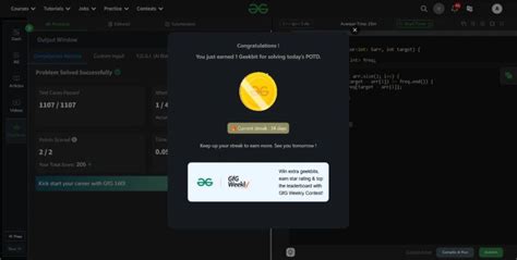 Chilukuri Aditya Satya Lokesh On Linkedin Day Gfg160 Geekstreak2024 Geeksforgeeks