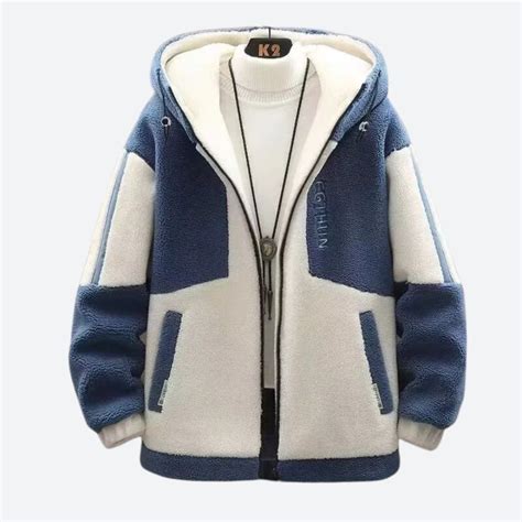 Elmar Herren Fleece Jacke Lang Vogtmann München