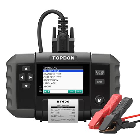 Discover The Bt600 Ultimate 12v And 24v Battery Tester With Real Time