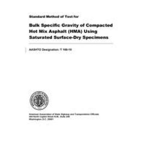 Aashto T 166 10 Standard Pdf Standard Pdf Site