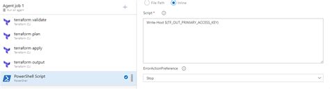 Pass Output From Terraform To Azure Devops Pipeline With State File In