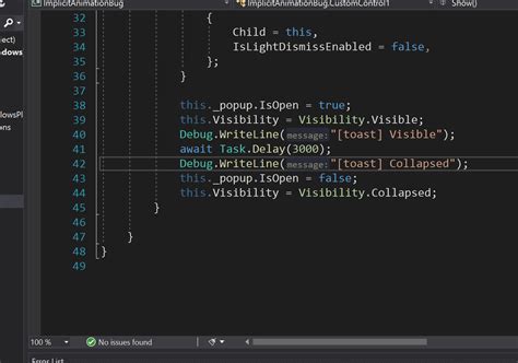 Implicit Animation Causes Dead Lock Issue CommunityToolkit WindowsCommunityToolkit