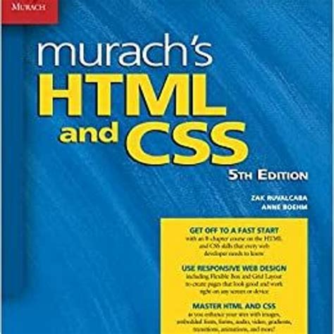 stream [ebook] murach s html and css 5th edition from keatondouglas08