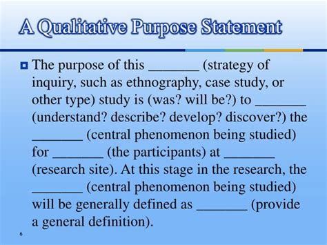 The Purpose Statement In A Research Study Should At Kevin Marsh Blog