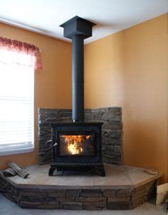Wood Stove On Raised Wood Floor