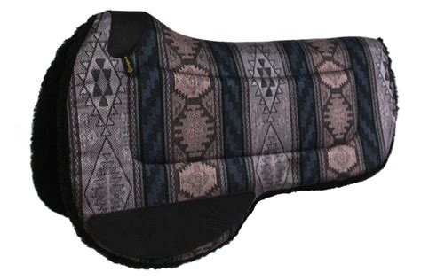 Contoured Southwest Round Skirt Saddle Pad 28 X 32 Horse Tack