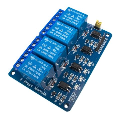 Channel V A Relay Module With Optocoupler Robozar