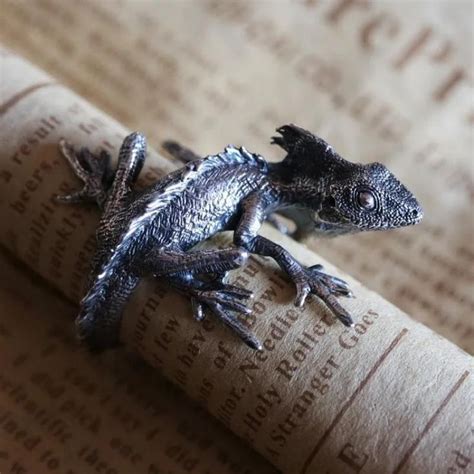 Lizard Fashion Ring Lizard Ring Animal Rings Lizard