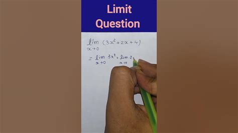 Basic Limit Question Shorts Maths Trending Limit Youtube