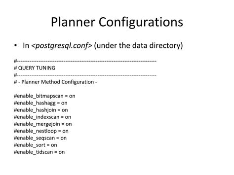 Ppt Postgresql Query Plans Powerpoint Presentation Free Download Id6660596