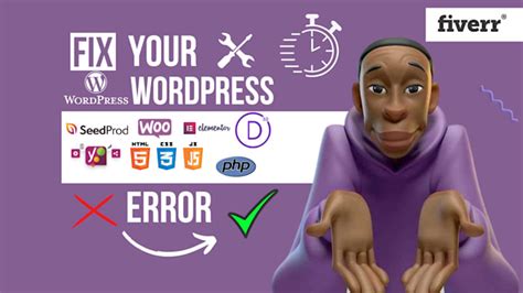 Fix Wordpress Errorsfix Wordpress Issues By Devinsiderpro Fiverr
