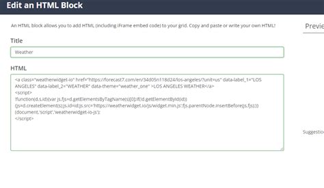 Block Help Adding Html Block Schoolblocks Knowledge Base