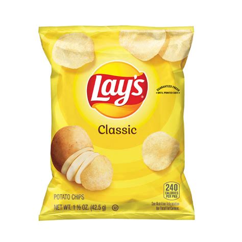 Lays Classic Potato Chips 15 Ounce Bags 12ct Box