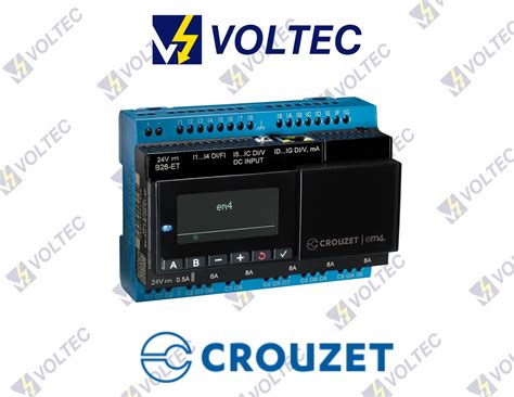 CROUZET Logic Controller Em B Vdc Gloss Black VOLTEC ENGINEERING LIMITED