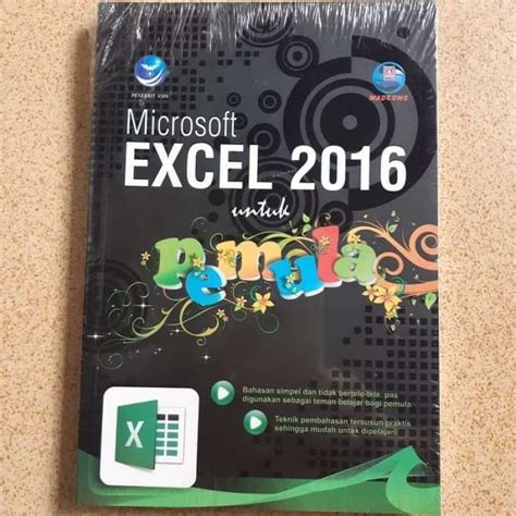 Promo Buku Microsoft Excel 2016 Untuk Pemula Diskon 26 Di Seller Harui Store Karet Kuningan