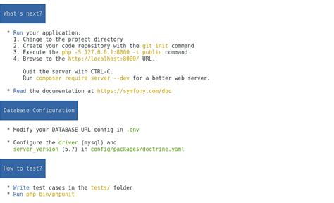 Symfony 4 Kurulumu Bilgi Duvarı