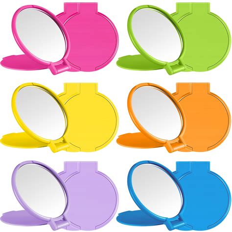 Jetec Compact Mirrors Bulk Ts Mini Round Folding Mirrors
