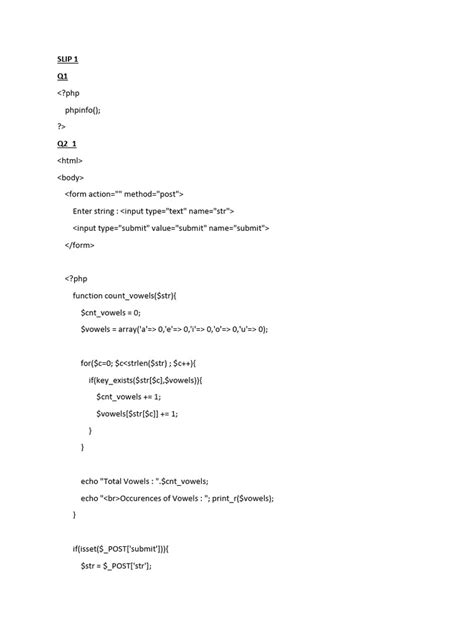 php slips solution pdf computer engineering computer data