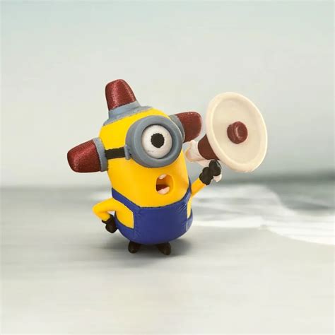Minion Carl Bee Do Bee Do Sirene Kostenloses 3d Druckmodell
