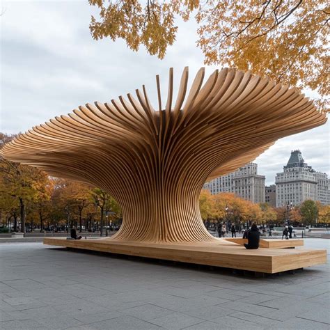 Outdoor Seating Concept 1383 Dezign Ark In 2025 Biomimicry Architecture Architecture Design