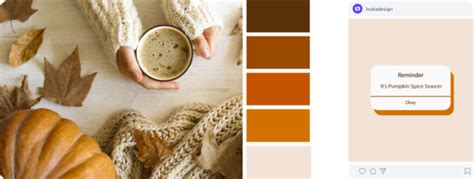 Fall Color Palettes For A Warm Fall Aesthetic Looka