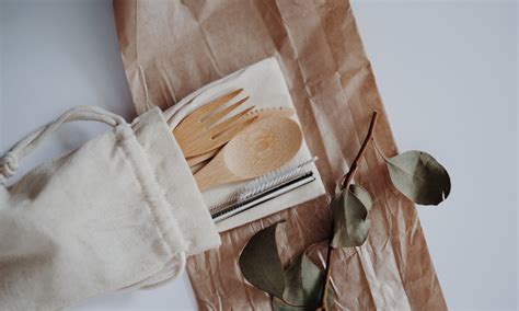 Biodegradable Flatware And Cutlery Packing Green