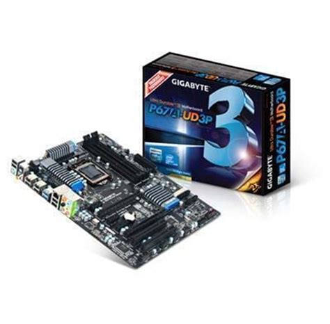 Gigabyte Ga P67a Ud3p Sandy Bridge Bundkort Intel P67 Express Intel Lga1155 Socket Ddr3
