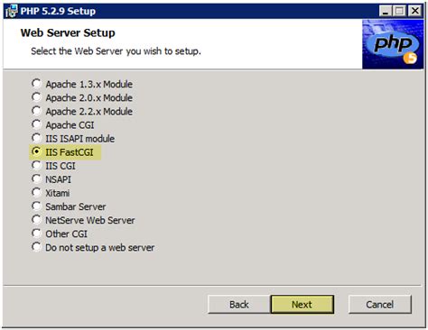 Install And Configure Fastcgi And Php 529 On Iis 7 Windows Server