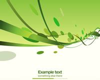 Green Abstract Ribbons Header Free Vector FreeImages
