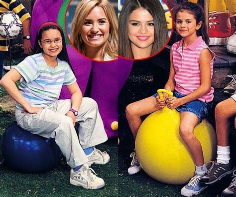 Selena Gomez And Demi Lovato On Barney And Friends