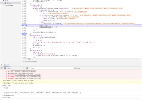 Cannot Set Property Tcp Of Undefined While Editing Container Port Mapping · Issue 1261