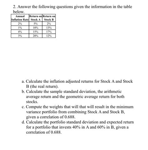 Solved 2 Answer The Following Questions Given The