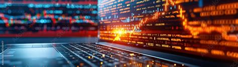 cutting edge financial headquarters with advanced stock development