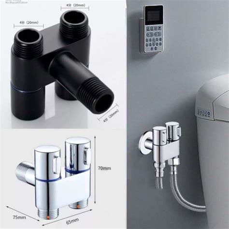 Jual Keran Air Cabang Double Mini Mn Kran Air Shower Valve Faucet 2 Outlet Mini Ht C Mc Di