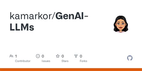 Github Kamarkorgenai Llms
