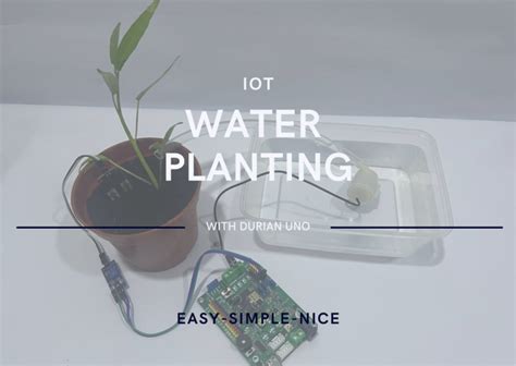 Arduino Stem Rbt Project Arduino Iot Watering Planting With Durian Uno Lazada
