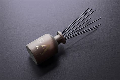 Reed Diffuser Dark Setup Mockups Mockup Free