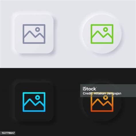 커버 앨범 버튼 아이콘 세트 웹 디자인을 위한 다색 neumorphism 버튼 소프트 ui 디자인 애플리케이션 ui 등 버튼
