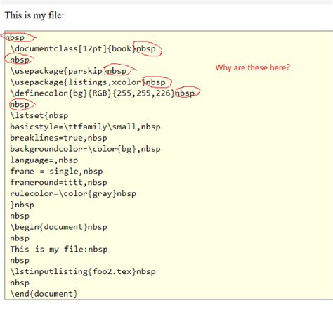 Tex Ht How To Add Frame And Background Color With Listing When Used With Text Ht TeX LaTeX