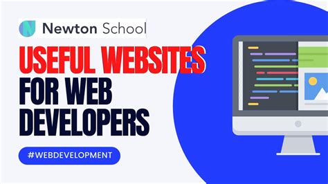 Useful Websites For Web Developers Coding Home Newton School Youtube