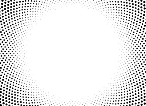 Premium Vector Halftone Dotted Pattern Pop Art Radial Gradient