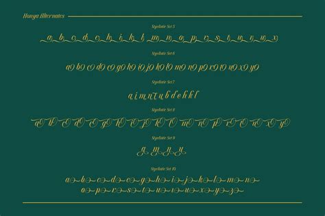 Honya Typeface - Design Cuts