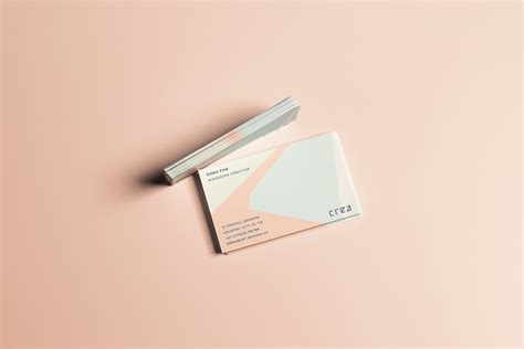 Business Card Edge Free Mockup — Free Mockup World