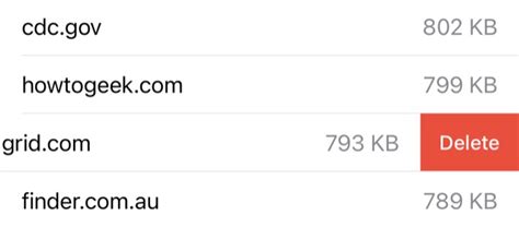 how to delete specific website history from safari on iphone or ipad