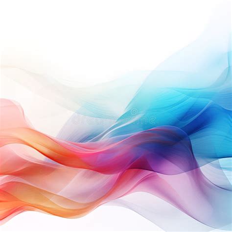 Abstract Art That Uses Flowing Lines And Colors To Create A Dynamic Effect Stock Illustration