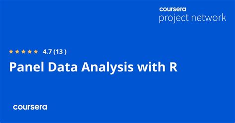 Panel Data Analysis With R Coursya