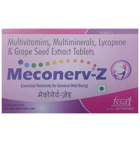 Buy Meconerv Z Tablet Online Classic Derma Classic Derma Us
